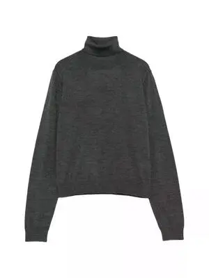 DANIELE FIESOLI Turtleneck Merino-wool Sweater - Grey