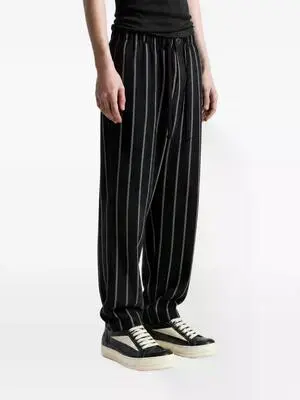 UMA WANG Vertical-stripe Drawstring Trousers
