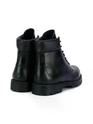 Valentino Garavani Star Print Boots - Black