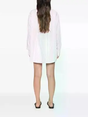 Hunza G Cabana Stripe-embroidered Shirt