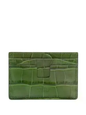 TOM FORD T Line Crocodile-effect Card Holder