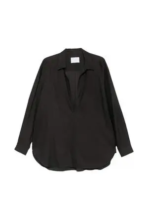 SSSTEIN Plunging V-neck Oversized Shirt