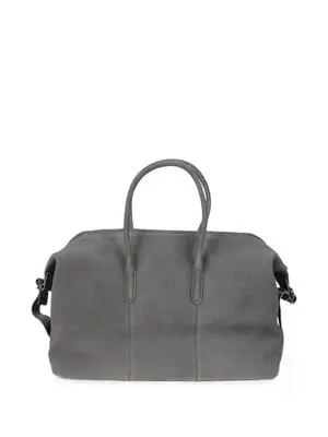 Patrizia Pepe Suede-finish Logo-plaque Tote Bag