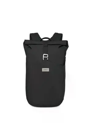 OSPREY Medium Roll-top Buckle-fastening Backpack - Black