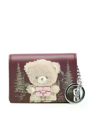 GANNI Bou Teddy Printed Card Holder