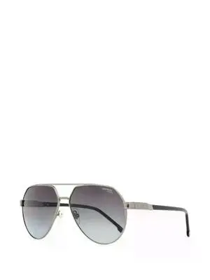 Carrera Eyewear 1067/s Double-bridge Pilot Sunglasses - Silver