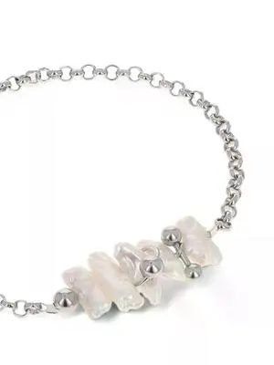 JUSTINE CLENQUET Sunny Pearl Bracelet - Silver