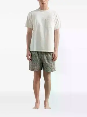 DEAN EDMONDS Floral-print Drawstring Swim Shorts