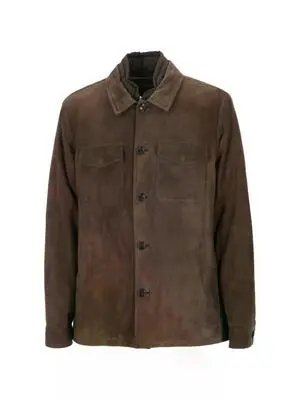 MOORER Torquato-tz Button-fastening Jacket - Brown
