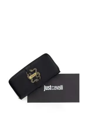 Just Cavalli Iconic Snakes Logo-plaque Wallet