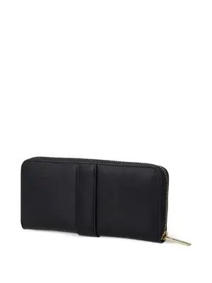 Just Cavalli Iconic Snakes Logo-plaque Wallet - Black