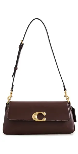 COACH Refined Calf Leather Jet Shoulder Bag