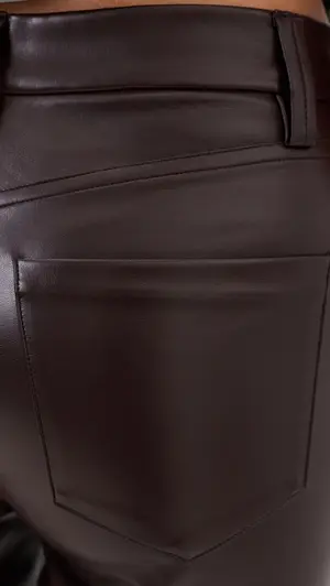 Joe's Jeans The Lyra Slim Ankle Vegan Leather Pants