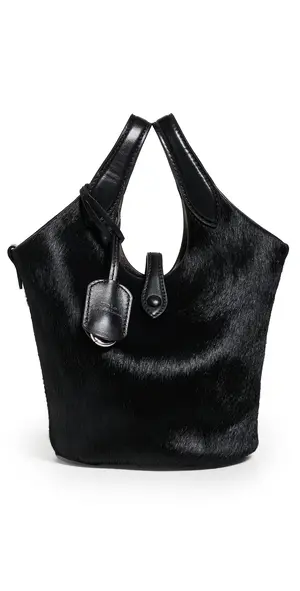 Polo Ralph Lauren Haircalf Crossbody Bag - Black