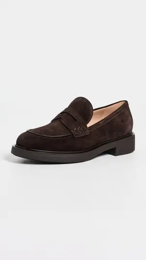 GIANVITO ROSSI Suede Loafers