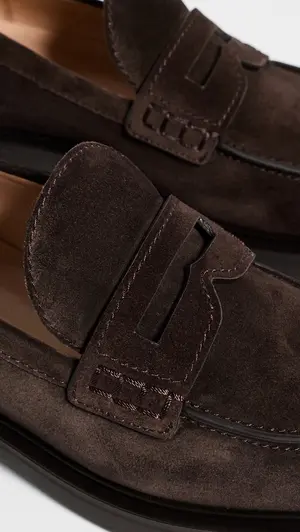 GIANVITO ROSSI Suede Loafers