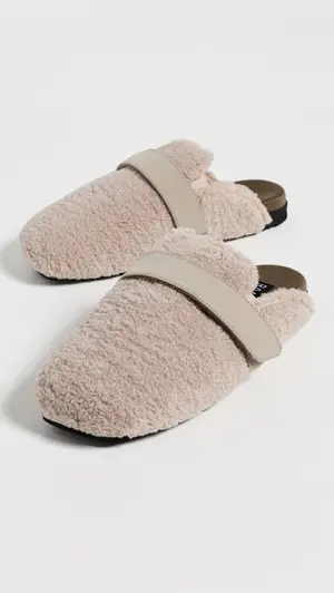ROAM Slim Fuzzy Loaf Mules