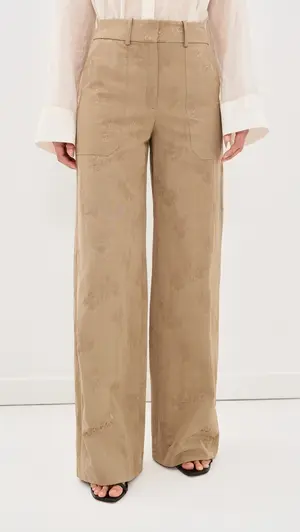 Veronica Beard Cole Wide Leg Trousers