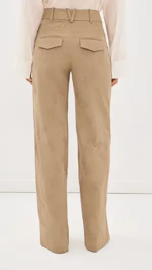 Veronica Beard Cole Wide Leg Trousers
