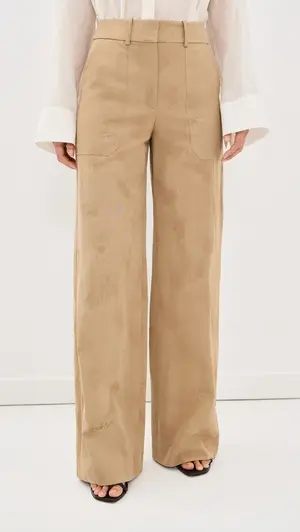 Veronica Beard Cole Wide Leg Trousers