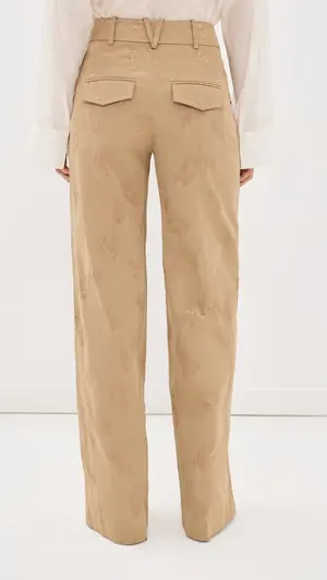 Veronica Beard Cole Wide Leg Trousers
