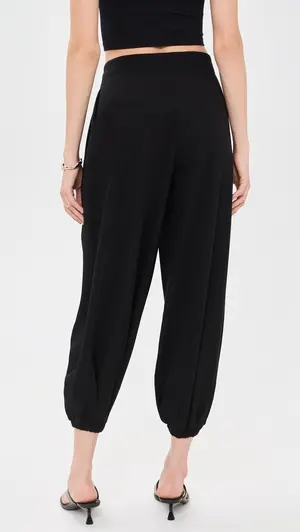 Source Unknown Giacca Ruched Balloon Leg Trousers - Black