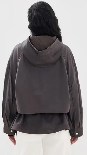 Staud Gondola Lambskin Leather Jacket