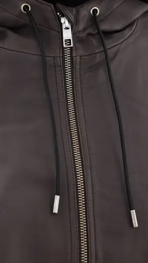 Staud Gondola Lambskin Leather Jacket