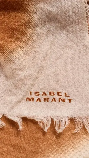Isabel Marant Étoile Alecia Cashmere Wool Scarf - Caramel
