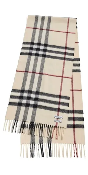 Burberry Check Cashmere Scarf