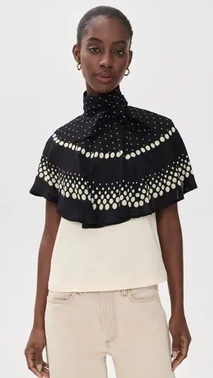 Sea Elly Polka Print Cape T-shirt