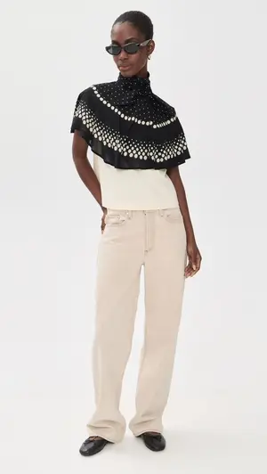 Sea Elly Polka Print Cape T-shirt