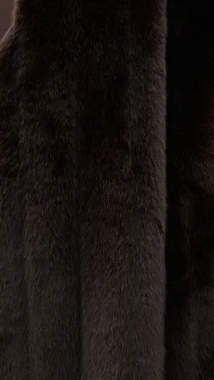 Source Unknown Dhanila Faux Fur Coat