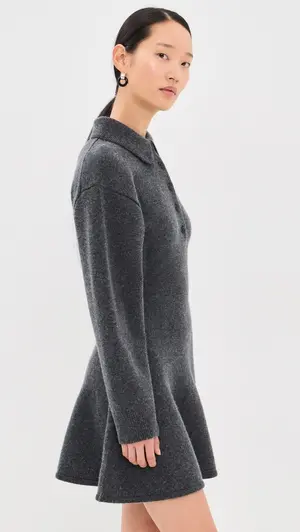 3.1 Phillip Lim Wool Blend Polo Mini Dress