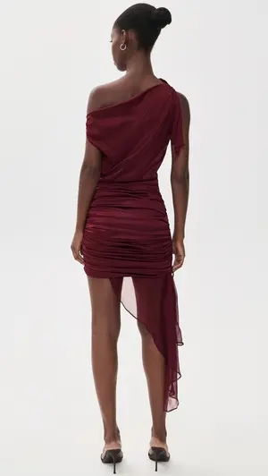 Staud Athena Asymmetrical Dress