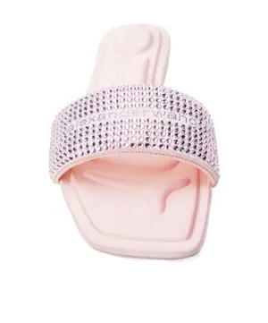 Alexander Wang Embellished Hotfix Vy Sandals - Pink