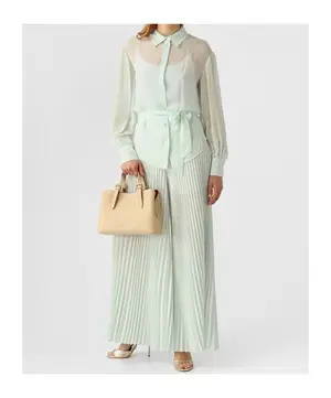 TWINSET Sheer Belted Shirt