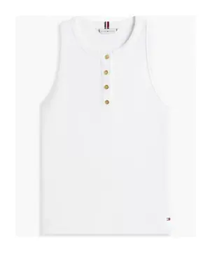 Tommy Hilfiger Ribbed Henley Top