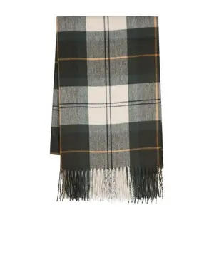 Barbour Barbour London Checkered Scarf Gray