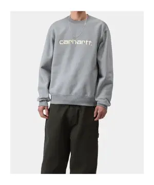 Carhartt Work In Progress Logo Crewneck Sweatshirt