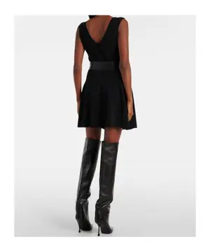 Norma Kamali Grace Belted Minidress