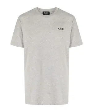 A.p.c. Logo Printed Crewneck T-shirt - White