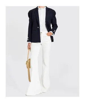 TWINSET Lace-trim Poplin Shirt