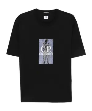C.P. COMPANY Short-sleeved T-shirt - Black