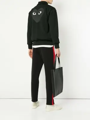 Play Comme Des Garcon Comme Des Garçons Play Big Heart Printed Sweatshirt