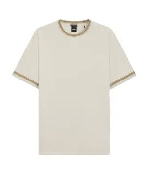Hugo Boss Contrast-tipping Slim-fit T-shirt
