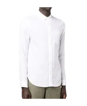 Vince Long-sleeve Linen Shirt