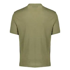 Officine Générale Garment-dyed Linen T-shirt - Burnt Olive