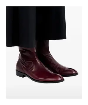MAISON MARGIELA Round Toe Ankle Boots