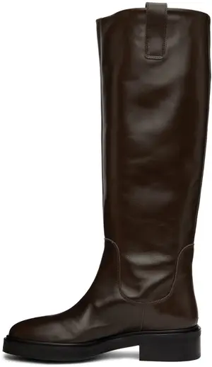 AeydĒ Knee-length Leather Boots
